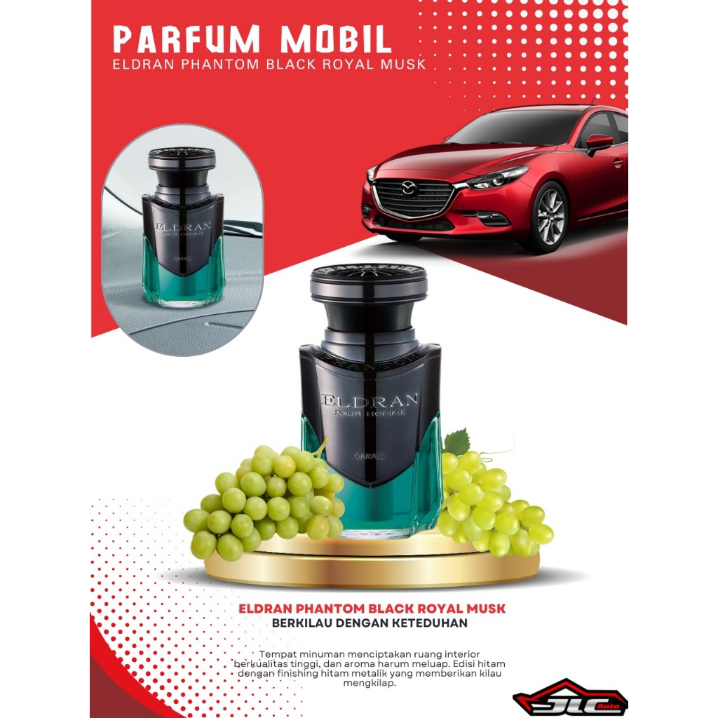 Jual Carall Parfum Mobil Eldran Phantom Black Royal Musk 3176 Made in Japan | Shopee Indonesia