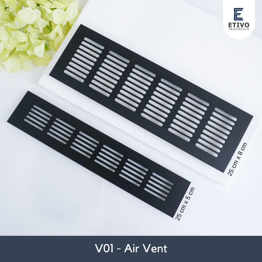 Jual V01 Cabinet Air Vent Grill Penutup Lubang Hawa Pintu Lemari ...