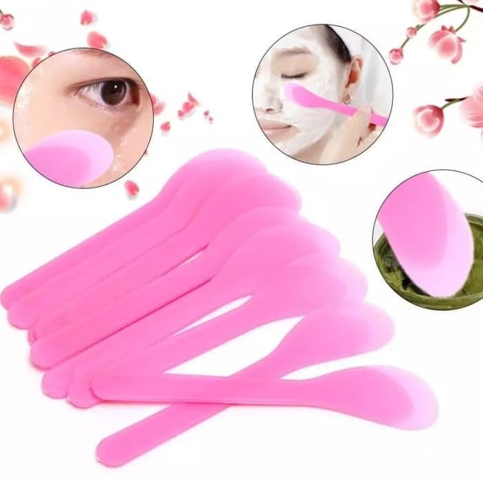 Jual Spatula Masker Wax Waxing Kosmetik Cosmetic Sendok Wajah Cream PP ...