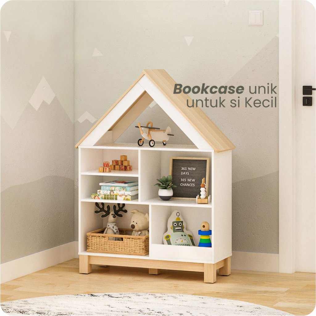 Jual Rak Buku Anak Montessori Pira Kids Joey BC80 | Shopee Indonesia