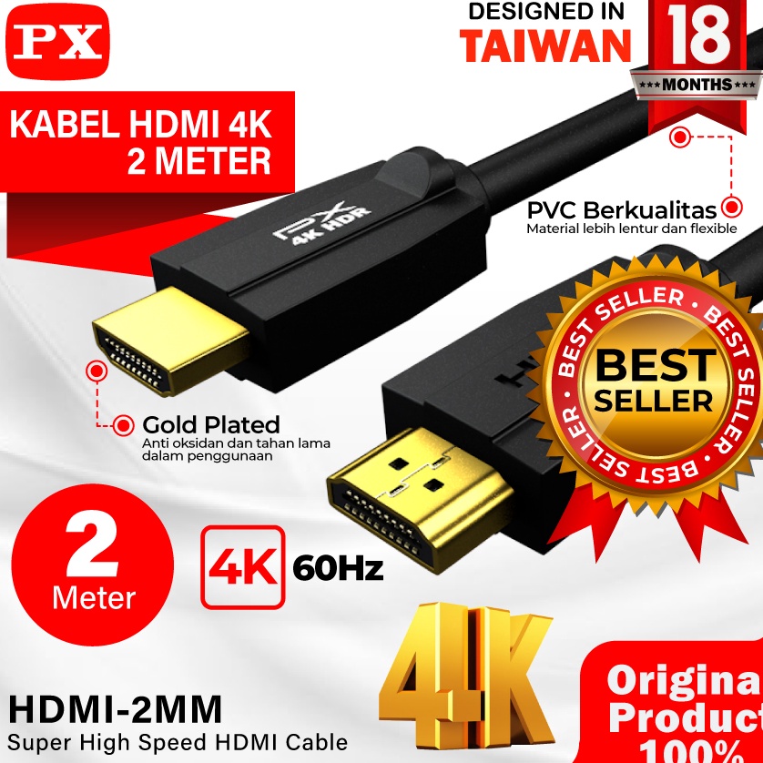 Jual Produk Kabel HDMI 4K Ultra HD ARC HDMI Cable Dolby Audio PX ...