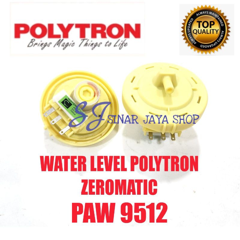Jual WATER LEVEL MESIN CUCI POLYTRON PAW 9512 ZERO MATIC 1 TABUNG ...