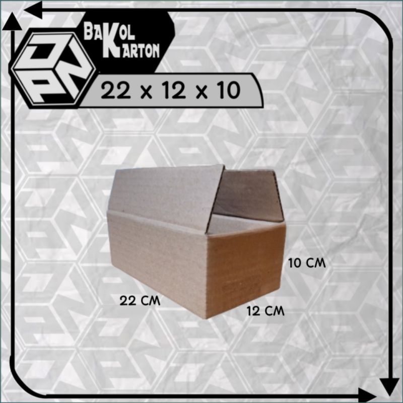 Jual Kardus Packing 22x12x10 , kardus box polos , Kardus Packing ...