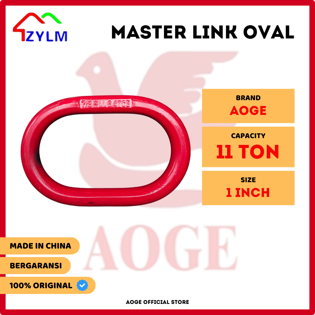 Jual AOGE Master Link Oval 11 Ton - Cincin Rantai | Shopee Indonesia