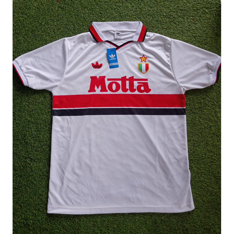Jual Jersey Retro Milann away 92/93 Motta /Classicjersey/MilanRetro ...