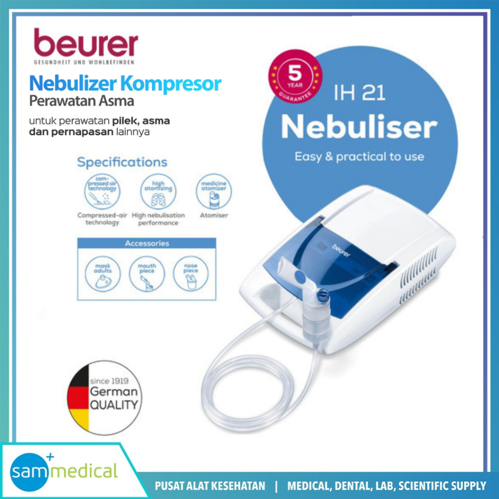 Jual Nebulizer Compressor Beurer IH 21/ Nebu / Alat Bantu Pernafasan ...