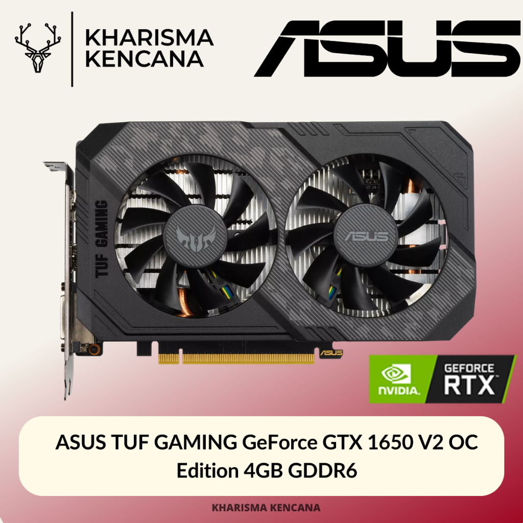 Jual ASUS TUF GAMING GeForce GTX 1650 V2 OC Edition 4GB GDDR6 | Shopee Indonesia