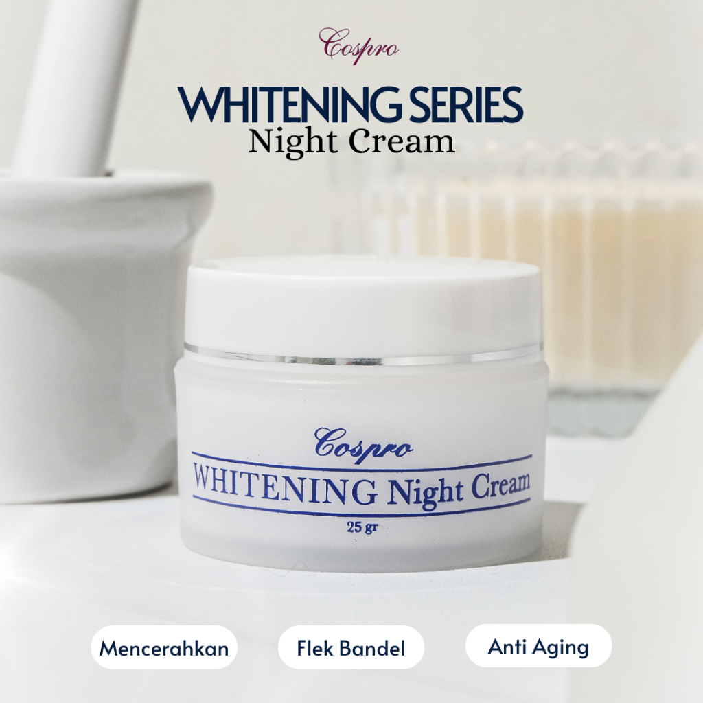 Jual Cospro Whitening NIGHT Cream/Cream Bpom/Cream terlaris/Cream Pemutih Wajah/Cream Glowing ...