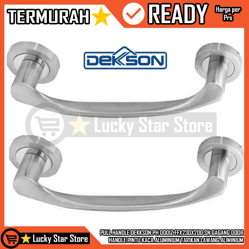 Jual PULL HANDLE DEKKSON PH D001Z FFX230X200 SN GAGANG DOOR HANDLE ...