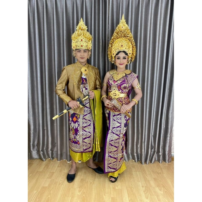 Jual Payas pengantin Bali kancut tapih hijau gading | Shopee Indonesia