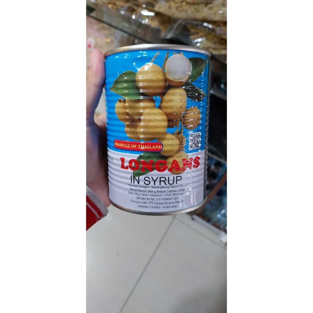 Jual Longan Kaleng HARVEST DELIGHT / Longans in Syrup / Lengkeng Kaleng ...