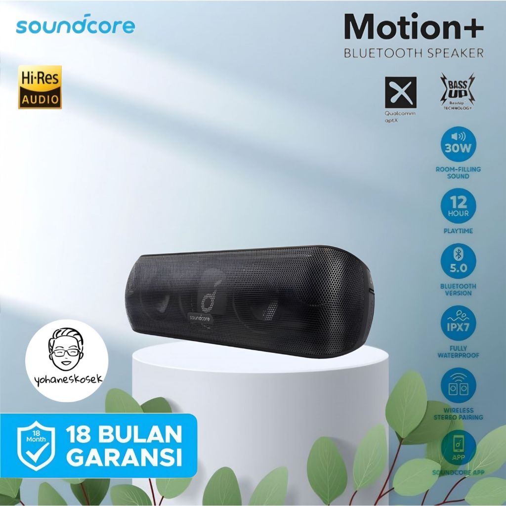 Jual Speaker Bluetooth ANKER Soundcore Motion Plus | Shopee Indonesia