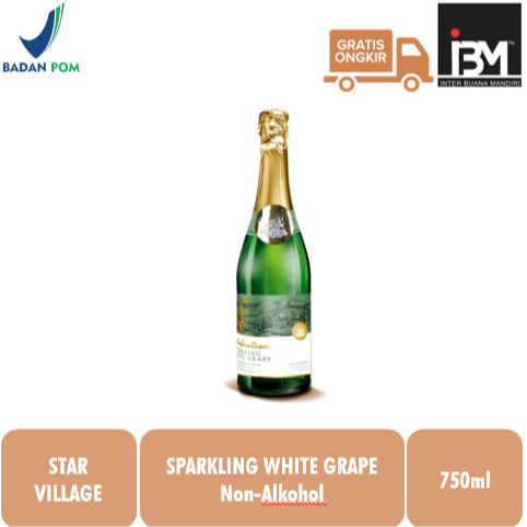 Jual Star Village Sparkling White Grape 750ML / Jus Anggur Soda ...