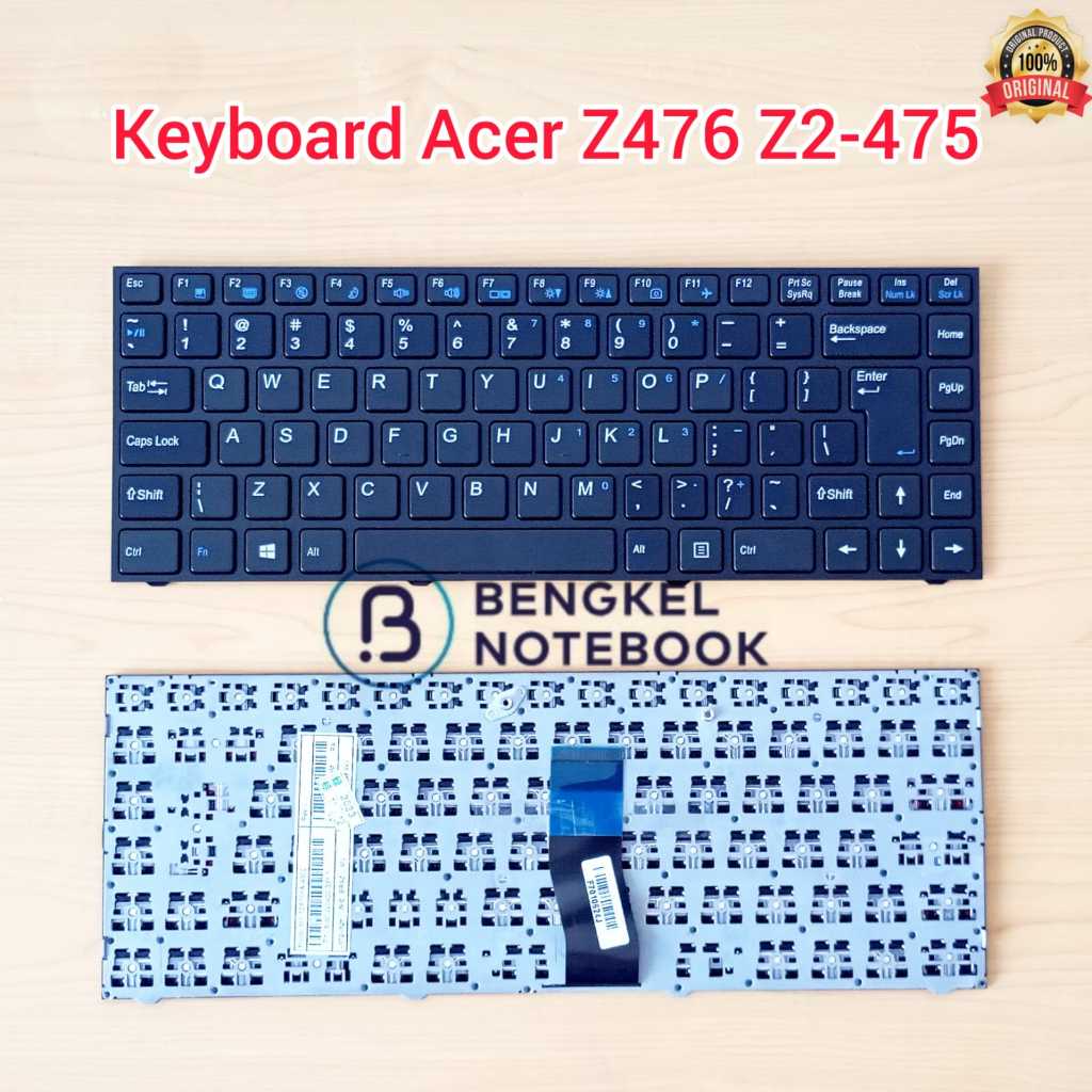 Jual Keyboard Acer Z476 Z2-475 Z2-485 Frame | Shopee Indonesia