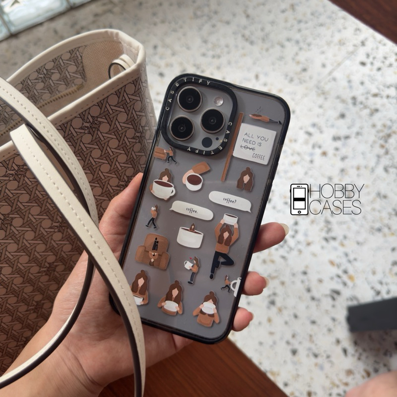Jual Casetify Girl Coffee Impact Antiknock Case iPhone 11 12 13 14 15 ...