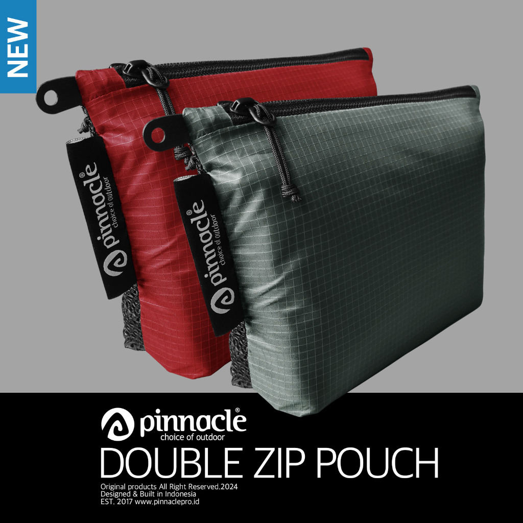 Jual Pinnacle Pro Official Double Zip Pouch | Shopee Indonesia