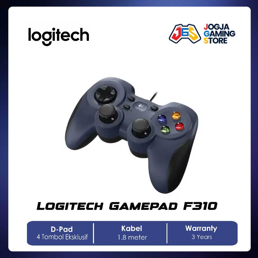 Jual Logitech Gamepad F310 Controller Joystick Gaming | Shopee Indonesia