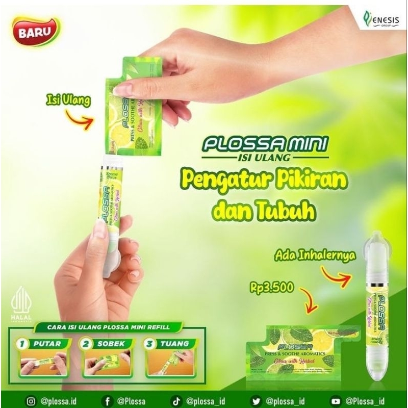 Jual Plossa mini 4ml dan isi ulang kemasan sachet (Bisa refill ...