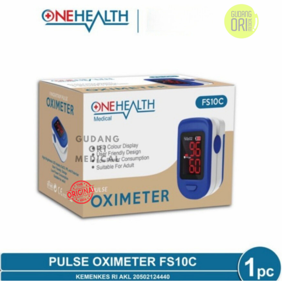 Jual OneHealth Pulse Oximeter FS-10C / Oxymeter / Oximeter / Oxi Meter ...