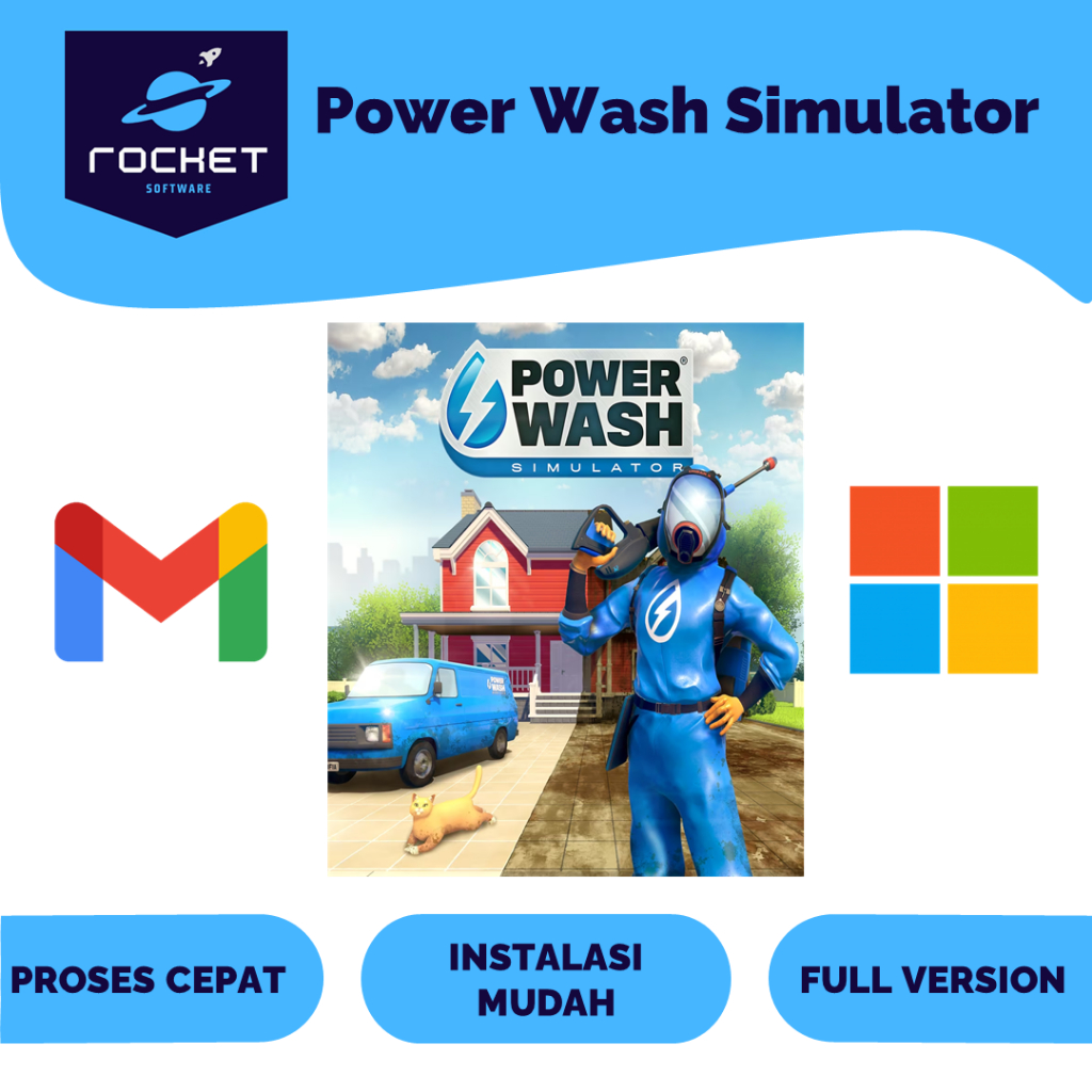 Jual Powerwash Simulator Full Version No Trial Permanen Lifetime | Game ...