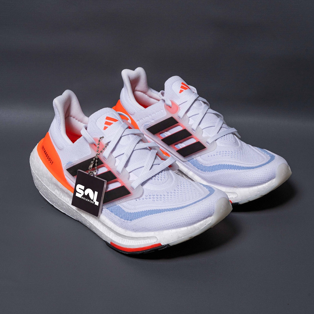 Jual Sepatu Wanita Ultra boost 23 Light HQ6351-White/Black/Red - 14129 ...
