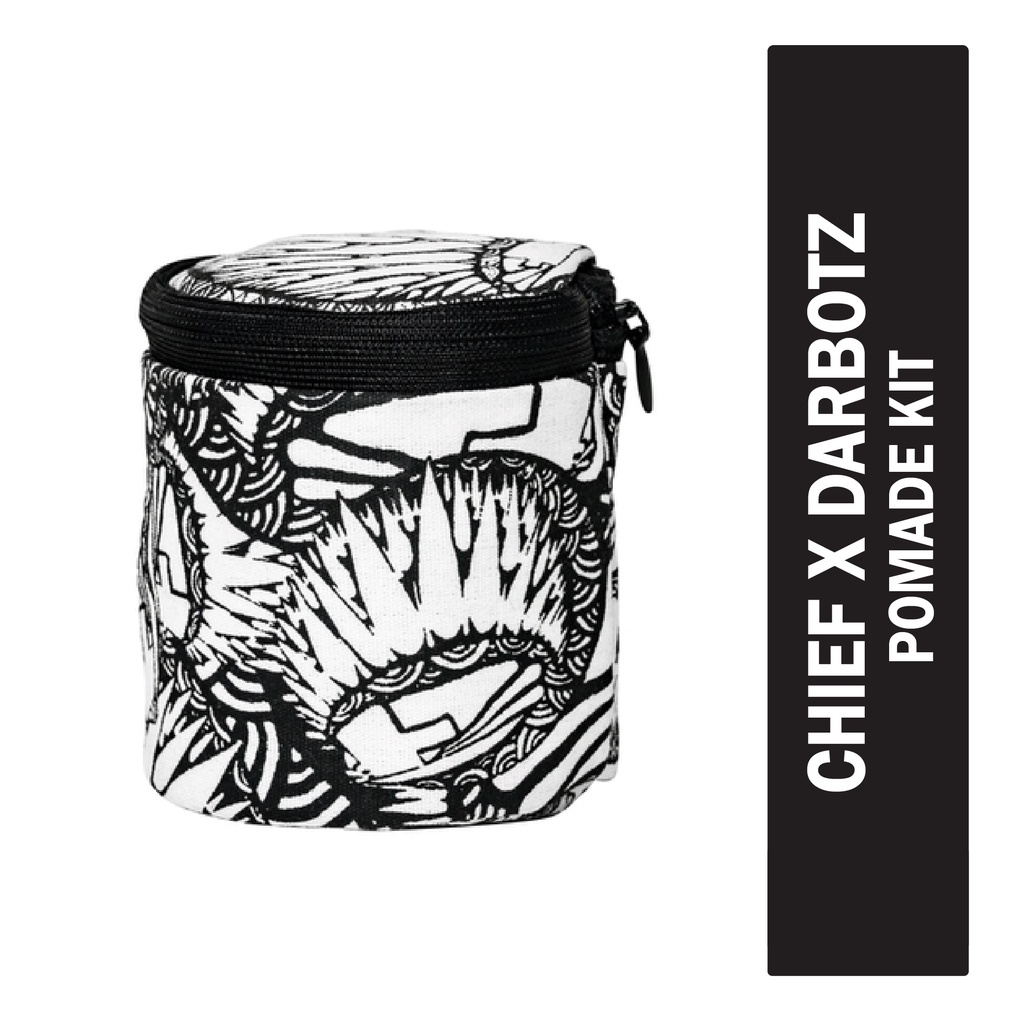 Jual NOT FOR SALE | CHIEF x DARBOTZ - Pouch Pomade Kit | Shopee Indonesia