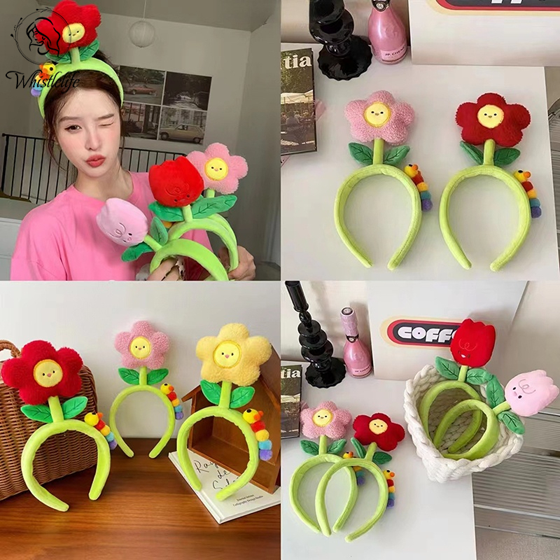 Jual COD Bando bunga lucu anak dewasa bando kartun Ikat Kepala Desain ...