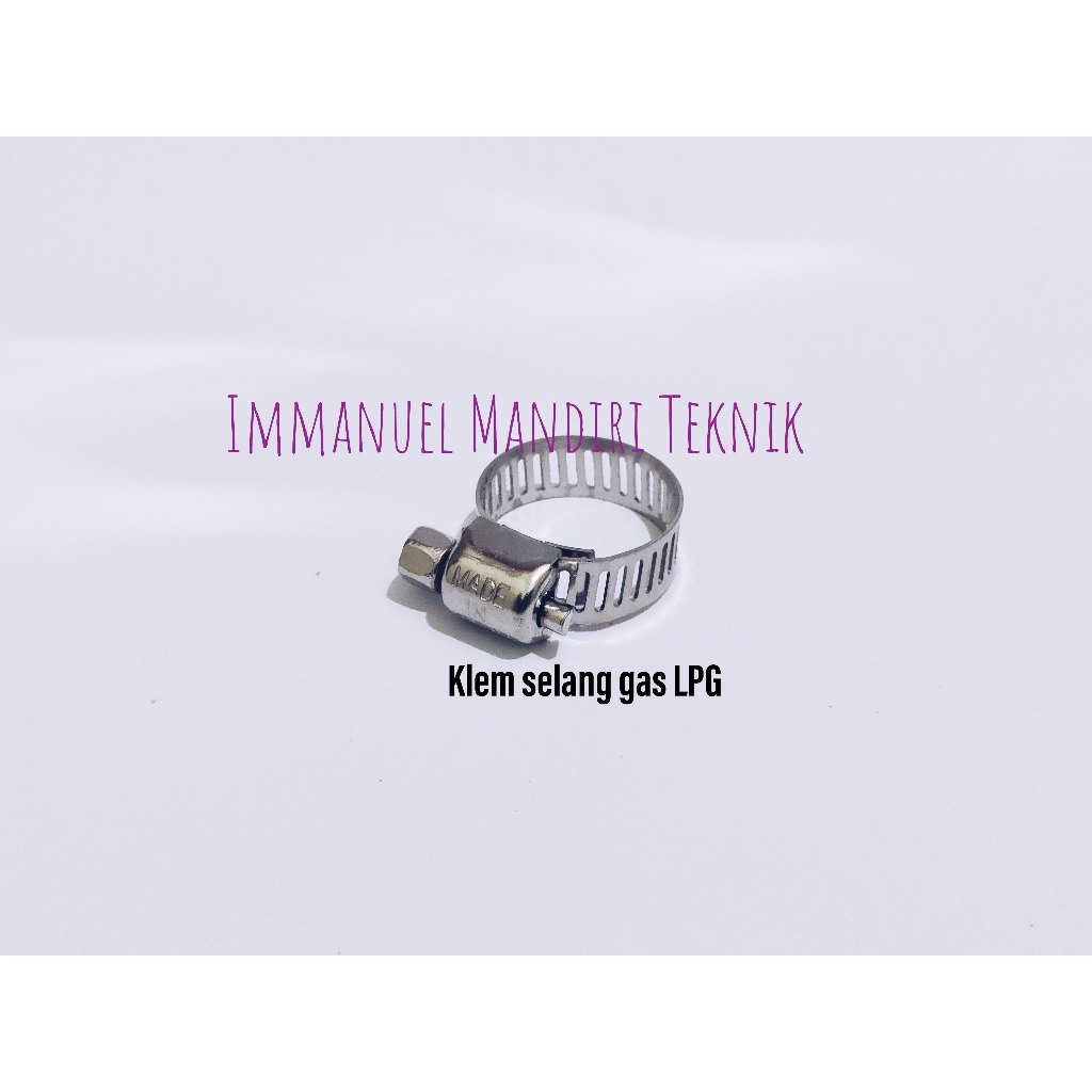 Jual Klem selang gas LPG / hose clamp gas LPG made in taiwan | Shopee ...