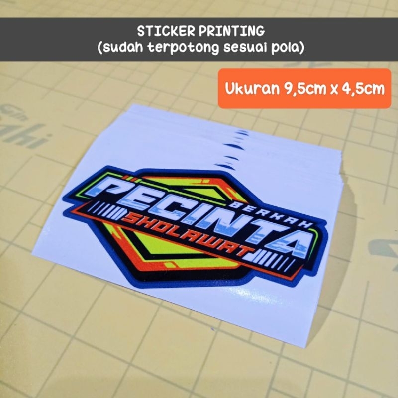 Jual sticker printing PECINTA SHOLAWAT | Shopee Indonesia