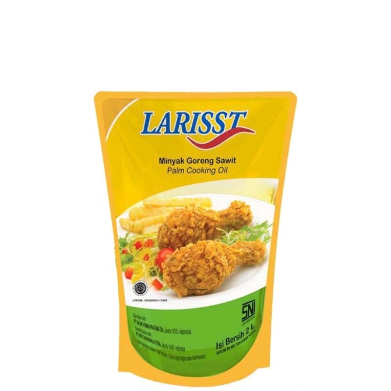 Jual Larist Minyak Goreng 2 Liter Kemasan Reffil - Minyak Goreng ...