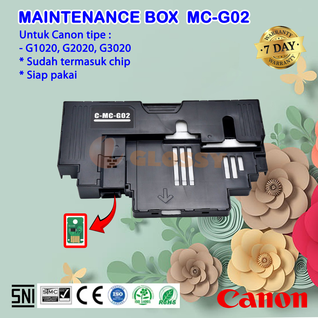Jual Maintenance Box MC-G02 Canon G1020, G2020, G3020 Maintenance Cartridge | Shopee Indonesia