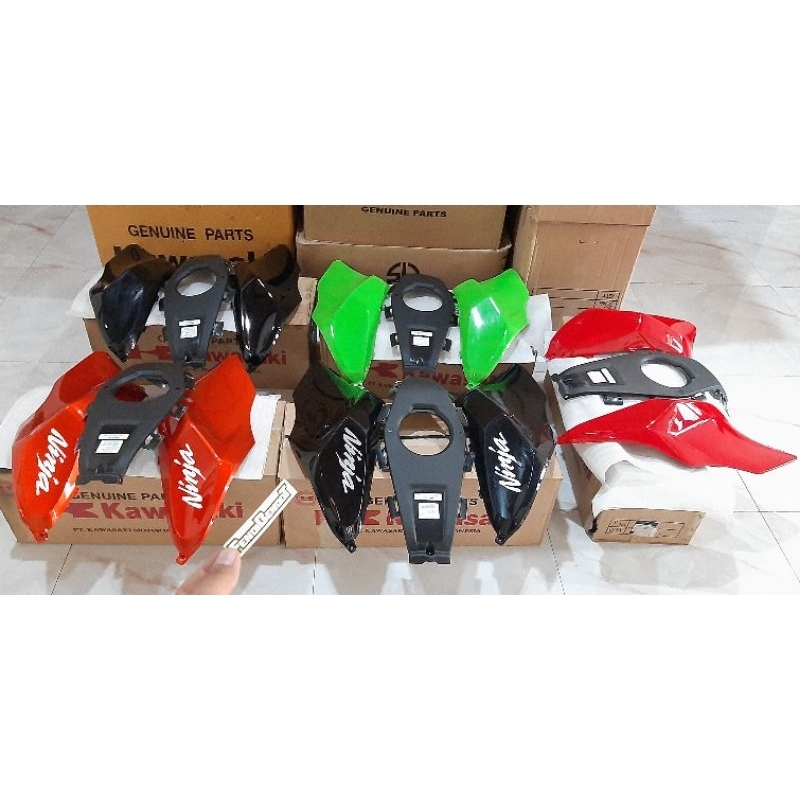 Jual COVER KONDOM TANGKI TENGKI NINJA RR NEW ORIGINAL ORANGE 34J HITAM ...