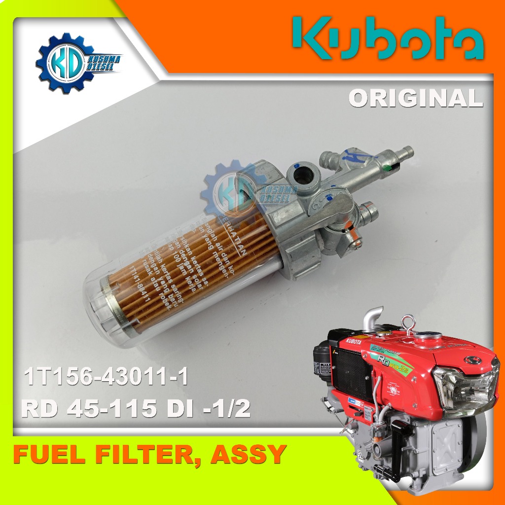 Jual FUEL FILTER, ASSY RD 45-115 DI-1/2/RD 140-150 (11251-43010 ...