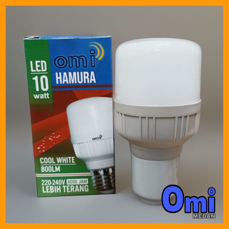 Jual 10 WATT LAMPU LED TABUNG JUMBO OMI HAMURA PUTIH TERANG | Shopee ...