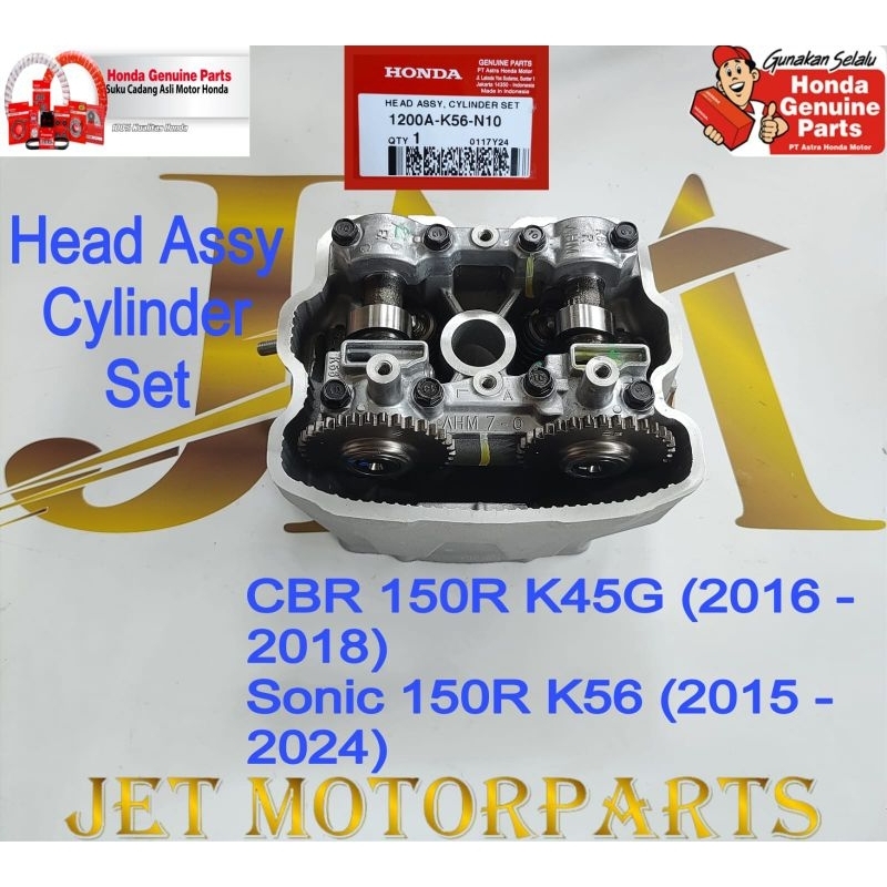 Jual 1200AK56N10 Head Assy Cylinder Set CBR 150R K45G Sonic 150R K56 ...