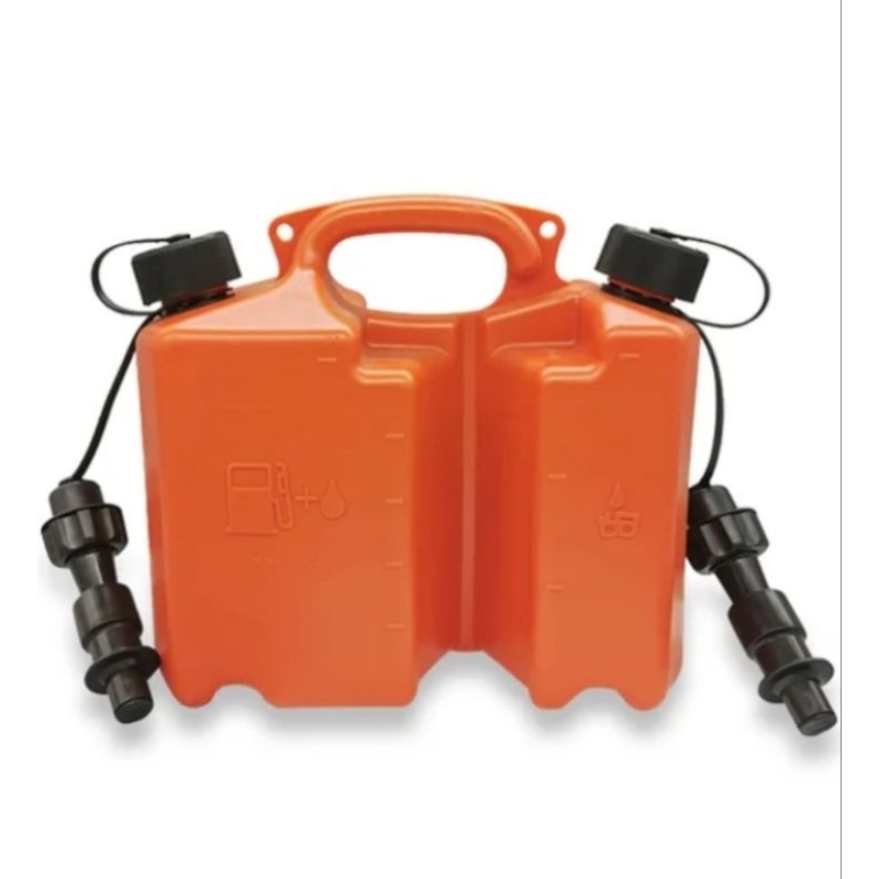 Jual Jerigen combi 2 tanki bensin 5 liter dan oli 3 liter | Shopee ...