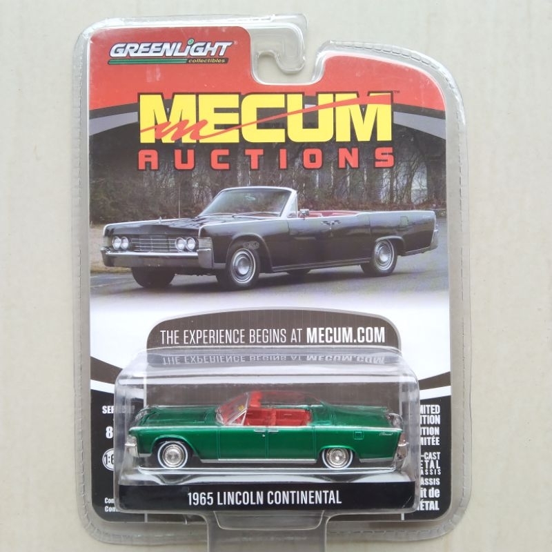 Jual Greenlight 1965 Lincoln Continental Convertible Mecum Auctions ...