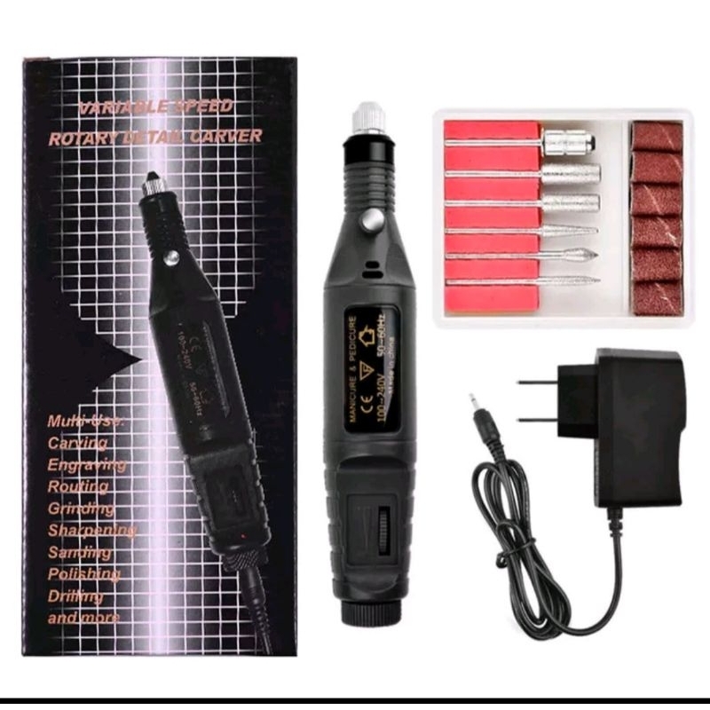 Jual Mini Grinder Gerinda Ukir Bor Potong Grafir + Adaptor + Mata Bisa ...