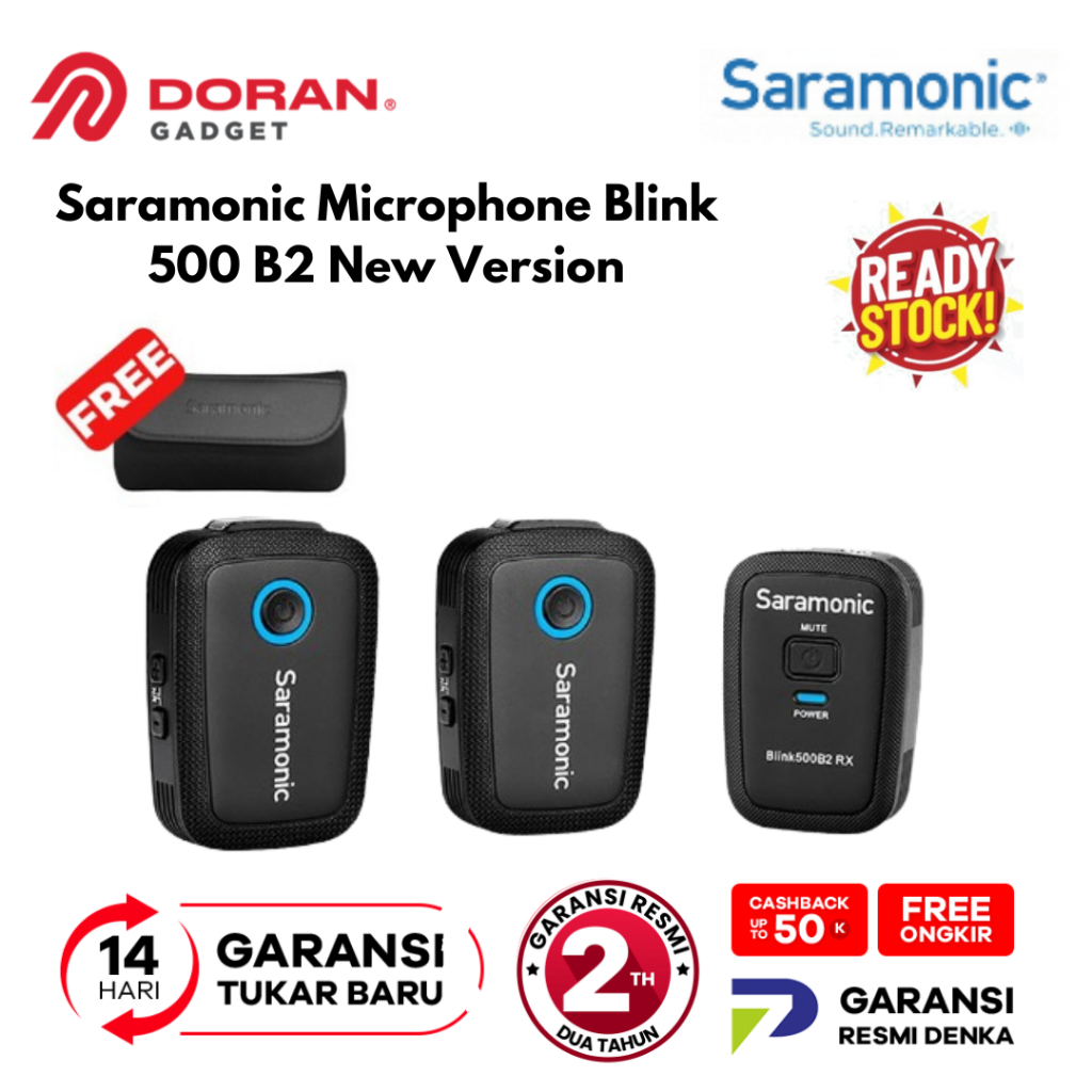 Jual Saramonic Microphone Blink 500 B2 New Version Blink 500 B2 Tx