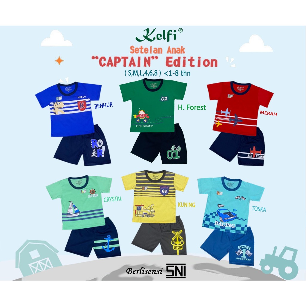 Jual PROMO 11.11 KELFI SETELAN ANAK KOMBINASI / SET BAJU ANAK COWOK ...