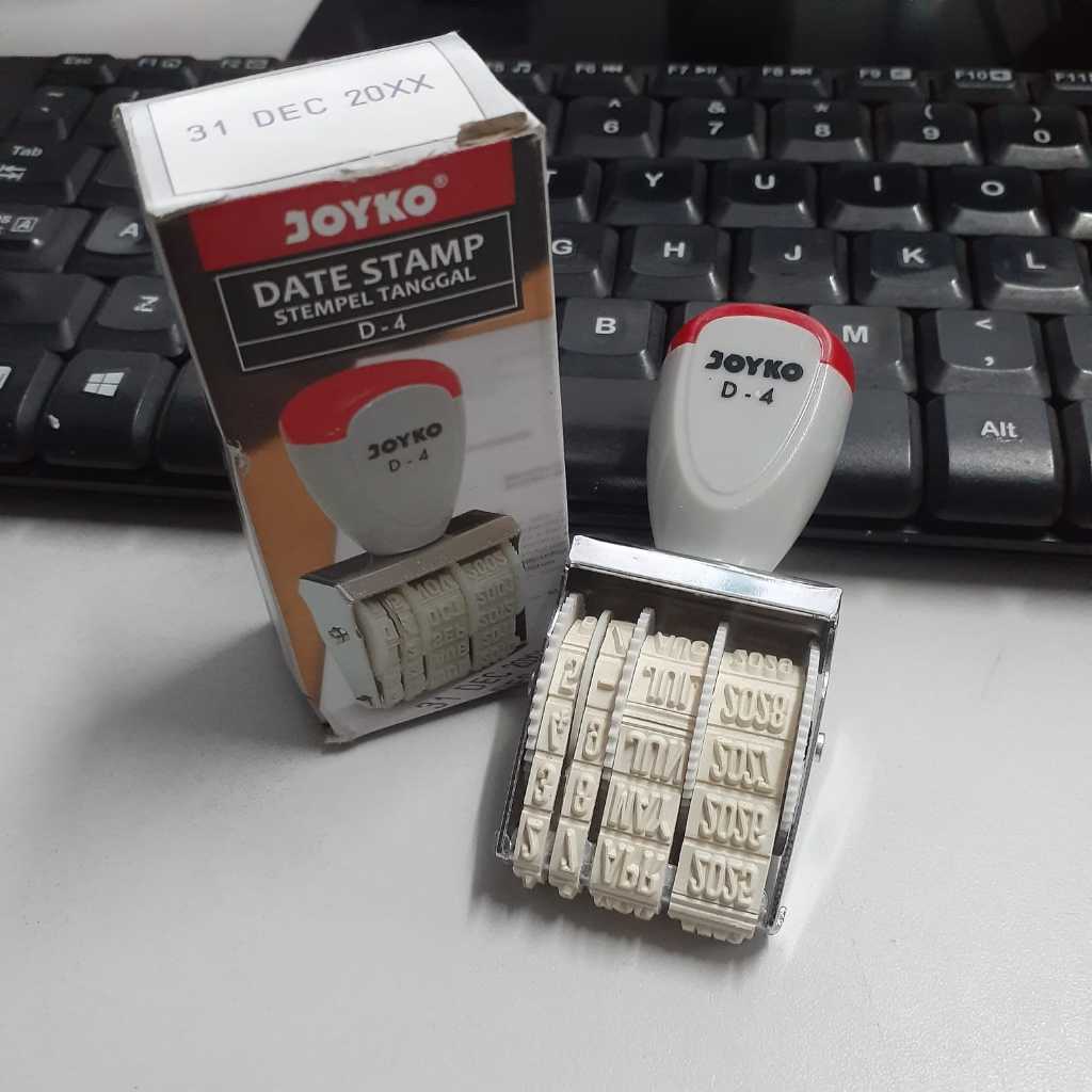 Jual JOYKO DATE STAMP Stempel Tanggal D-4 ( 4 mm ) | Shopee Indonesia
