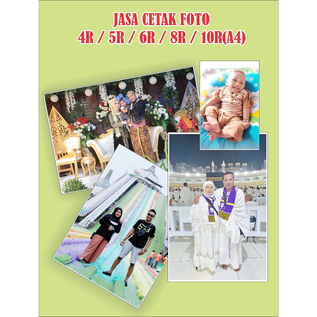 Jual CETAK FOTO 4R/5R/6R/8R/10R(A4) | Shopee Indonesia