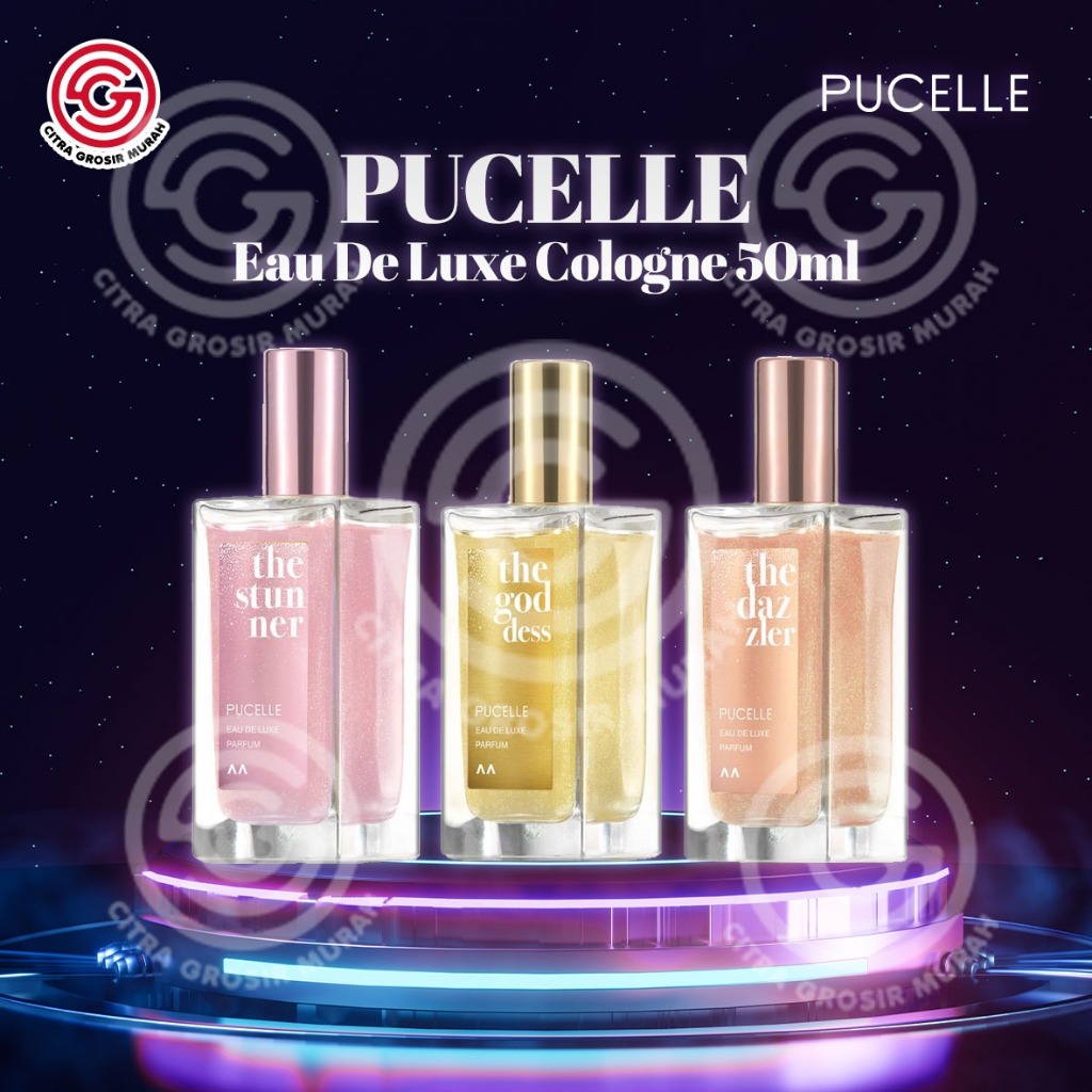 Jual PUCELLE Eau De Luxe Parfum Series 50ml ( GLITTER ) || Pucelle ...