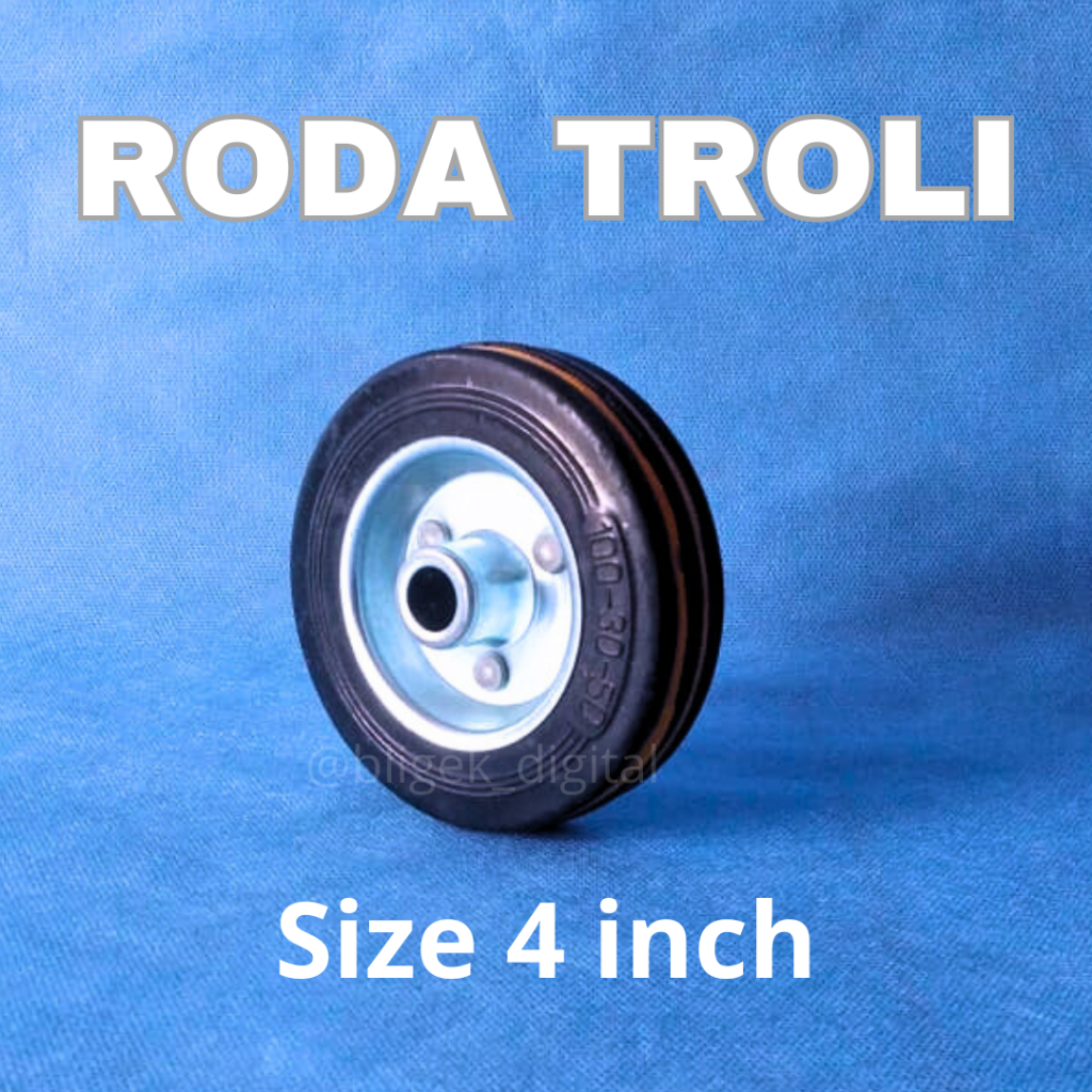 Jual Roda Only / Roda troli 4 inch | Shopee Indonesia