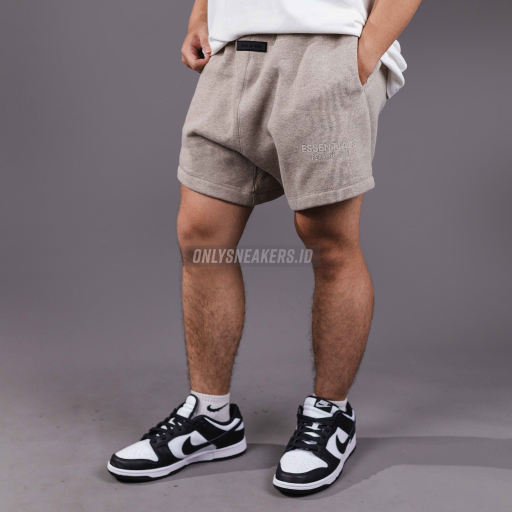 Jual ESSENTIALS FOG SWEATSHORT CORE HEATHER (100% AUTHENTIC) | Shopee ...