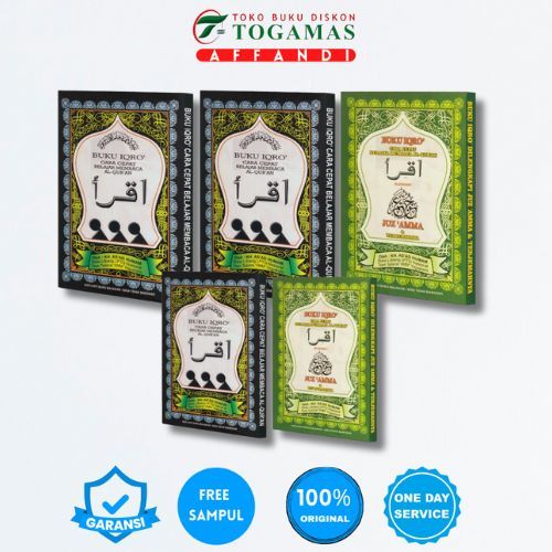 Jual Buku Iqro Anak Iqra Anak BesarJilid 1 Sampai 6 dengan Juz Amma ...