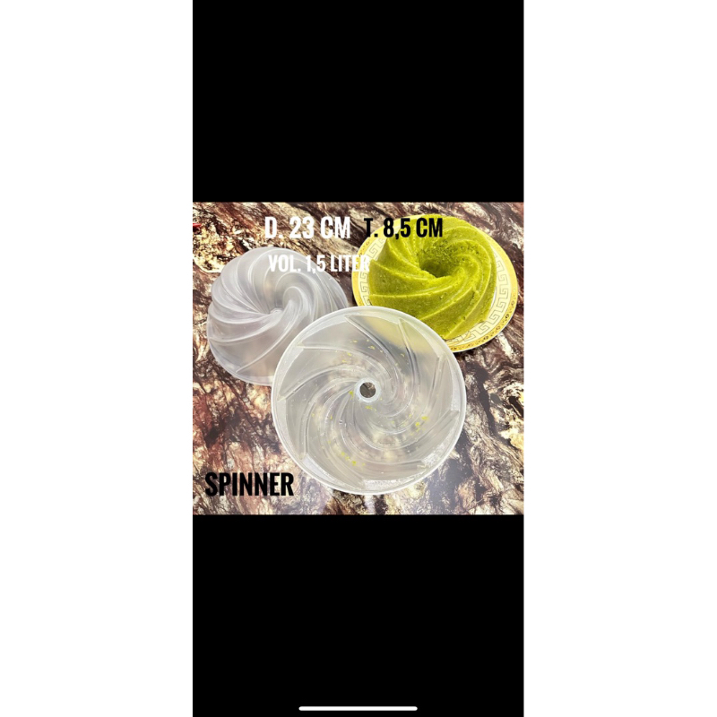 Jual Cetakan Pudding Jelly Bolu Kukus Jumbo Spinner ukuran 23cm Loyang ...