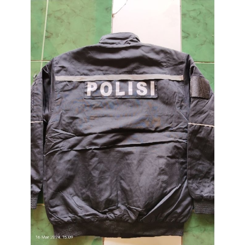 Jual Jaket Jatah Hitam Polri Original / Jaket Polisi / Jaket Tactical ...