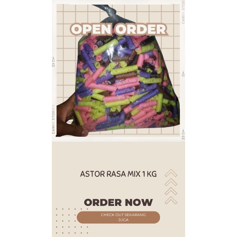 Jual ASTOR RASA MIX 1 KG // ASTOR MIX 1KG // ASTOR MANIS 1KG | Shopee ...