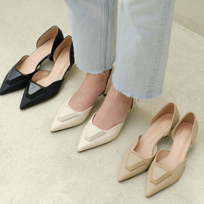 Jual INPACA Terece Kitten Heels | Heels Wanita | Heels Pendek | Heels ...